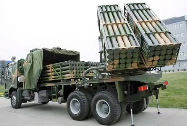 PR50 Sandstorm 122mm MLRS Multiple Launch Rocket System technical data sheet specifications ...