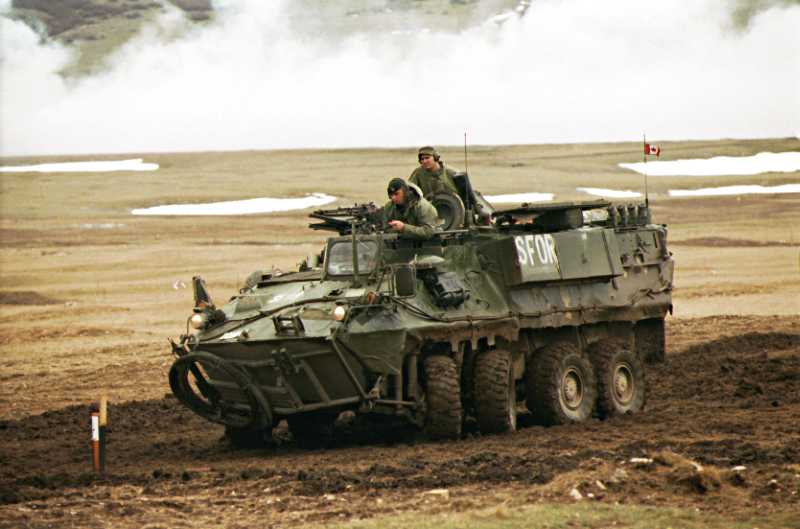 Mowag Piranha I Bison Mortar pictures picture photo image Canadian ...