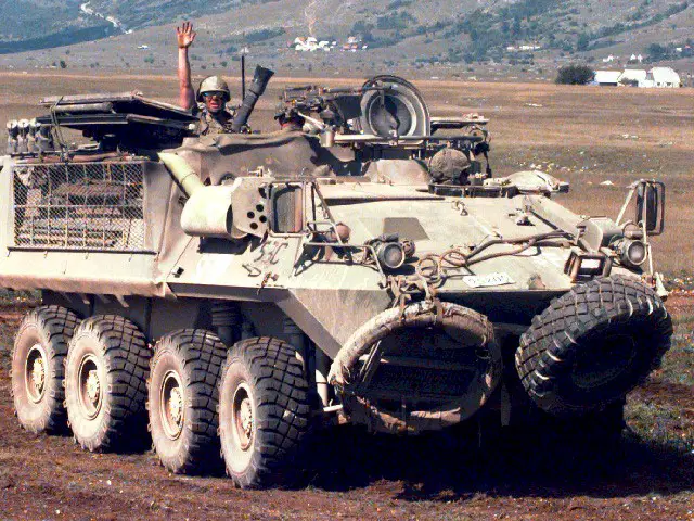 Mowag Piranha I Bison Mortar pictures picture photo image Canadian ...