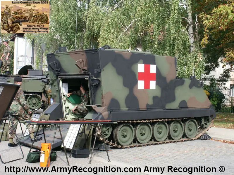 M577 Medical / Command Support variant of the M113 Armored Personnel ...