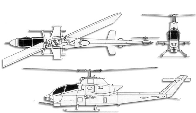 Bell Model 209 AH-1 Huey Cobra description identification pictures ...