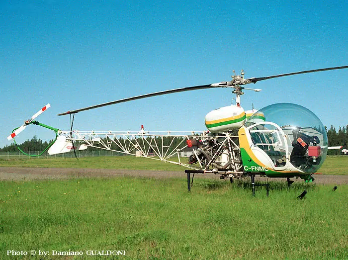 Bell Model 47 Sioux H-13 description identification pictures picture ...