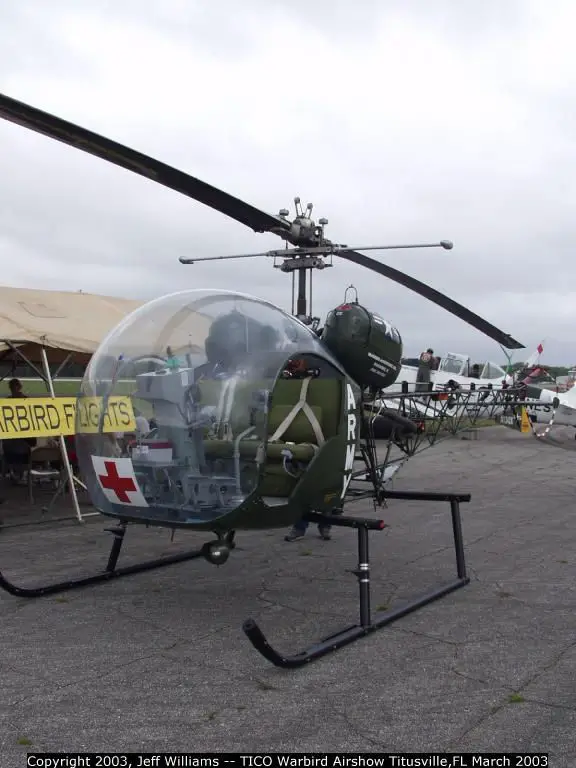 Bell Model 47 Sioux H-13 description identification pictures picture ...