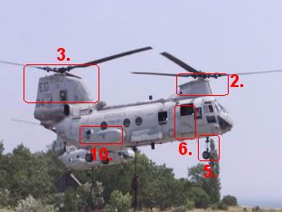 Boeing CH-46 Sea Knight description identification pictures picture ...
