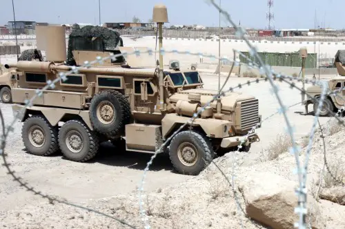 Cougar HE 6x6 MRAP mine protected patrol wheeled armoured armored ...