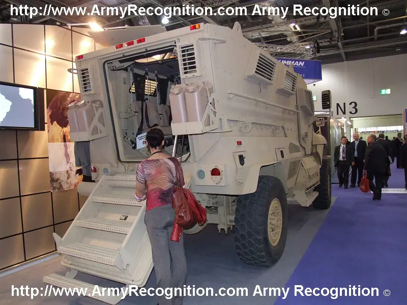 Sublime Bloviations: Rear view of Navistar MaxxPro