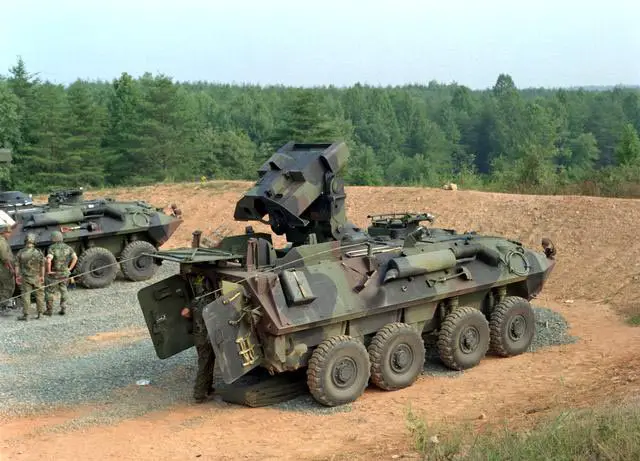LAV-AT General Dynamics US Army light anti-tank american wheeled ...