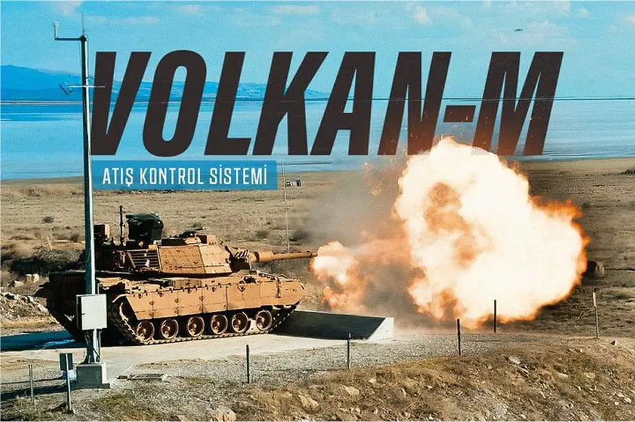 Aselsan Unveils Volkan-M Fire Control System for Turkish M-60T Tanks