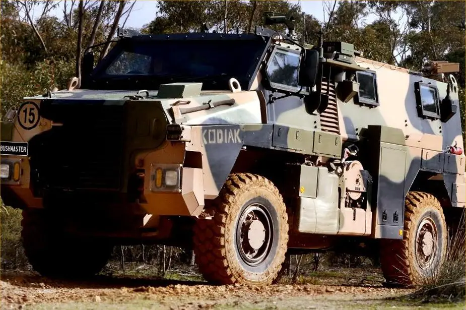 Australia donates additional 30 Bushmaster armored personnel carriers ...