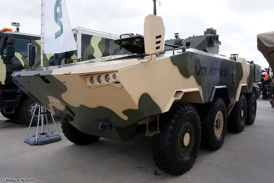 Belarusian army evaluates new Volat V2 armored personnel carrier