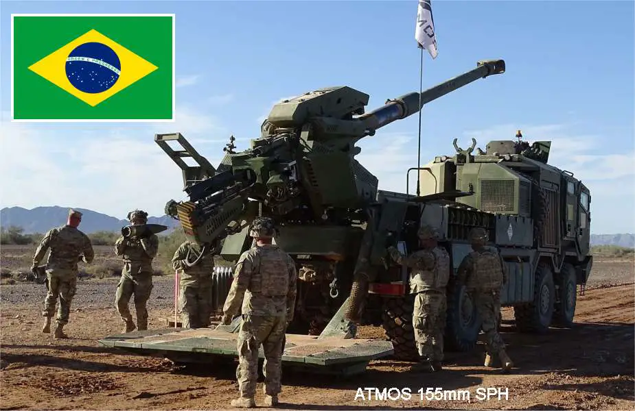 Brazil selects Israeli company Elbit Systems' ATMOS 155mm self ...