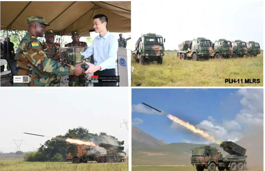 China delivers PLH-11 Multiple Rocket Launchers to Ghana