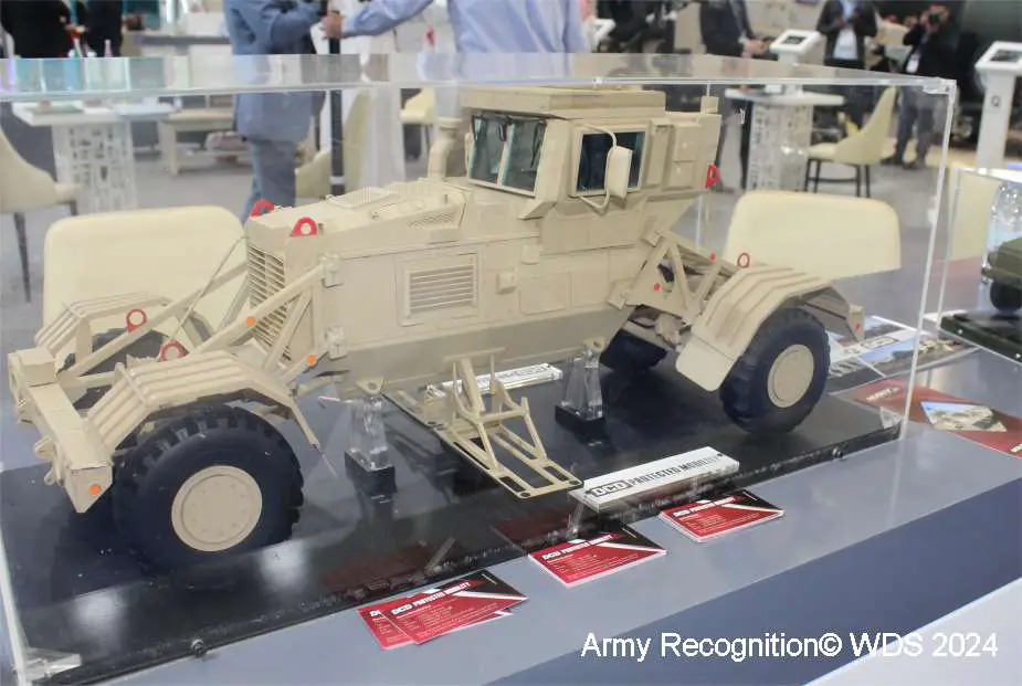 DCD Protected Mobility South Africa displays Husky 2G Landmine ...