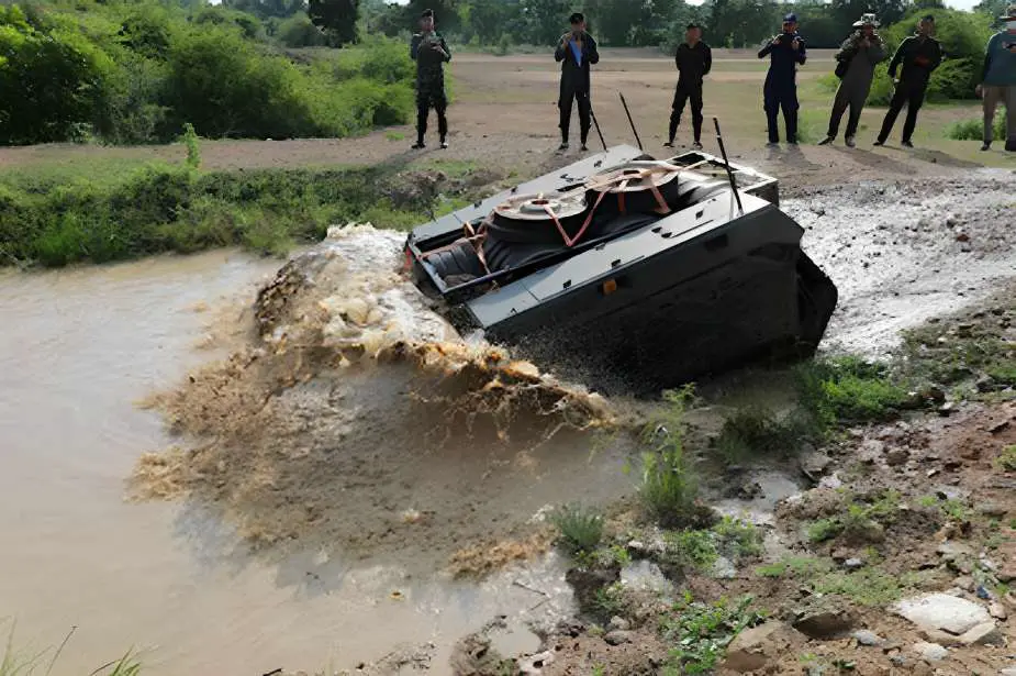 DTI tests D-Iron Unmanned Ground Vehicle for Royal Thai Army