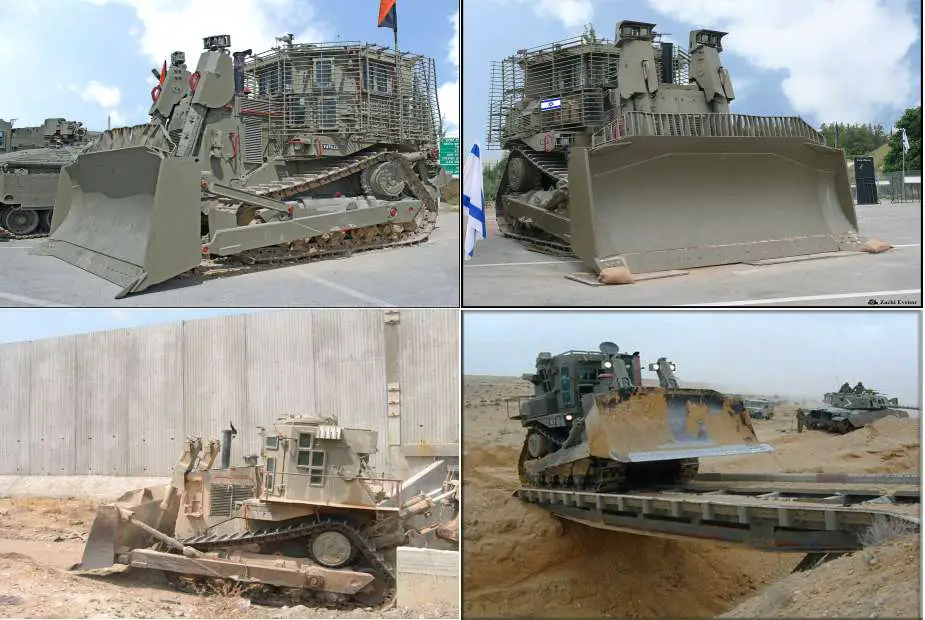 Israeli army to use Caterpillar D9R armored bulldozers to destroy Hamas ...