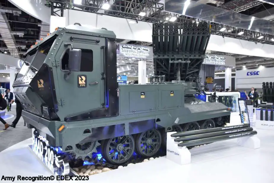 EDEX 2023: Egypt unveils RAAD-200 Multiple Launch Rocket System