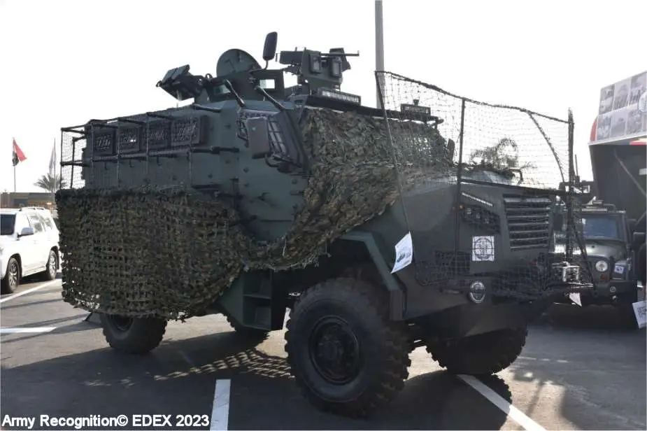 EDEX 2023: Introduction of EIFDS's Buffalo M12 new armored vehicle
