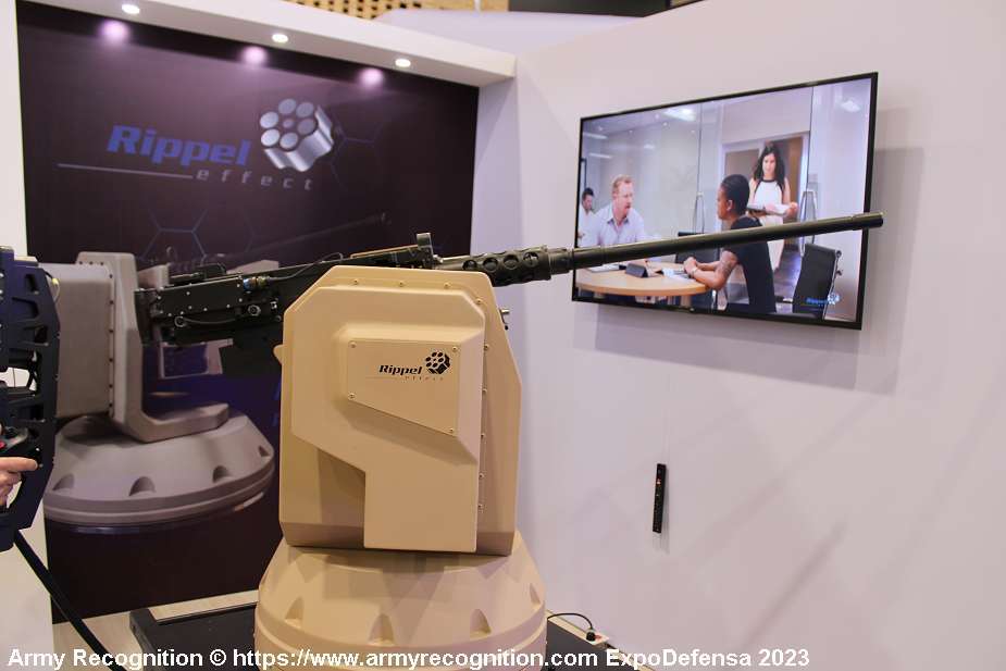 ExpoDefensa 2023: Rippel Effect presents MROWS remotely operated weapon ...