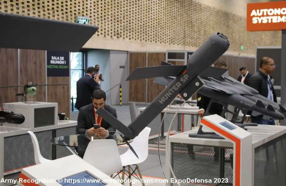 ExpoDefensa 2023: UAE HALCON presents new HUNTER SP Loitering Munition