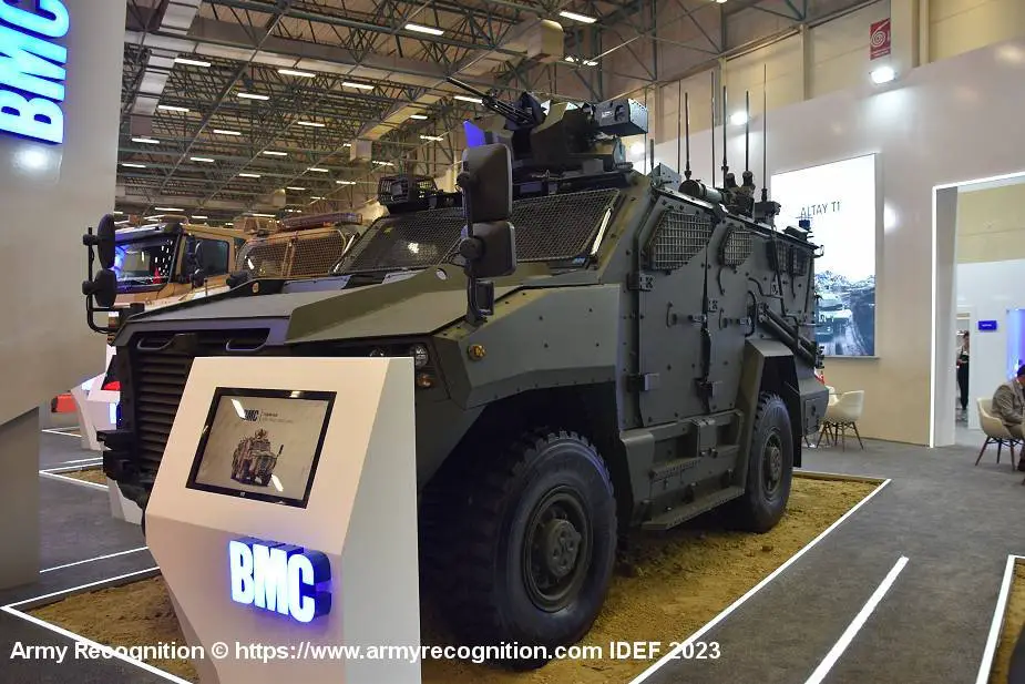 IDEF 2023: Vuran 4x4 Multi-Purpose Armored Vehicle powered by Tuna engine