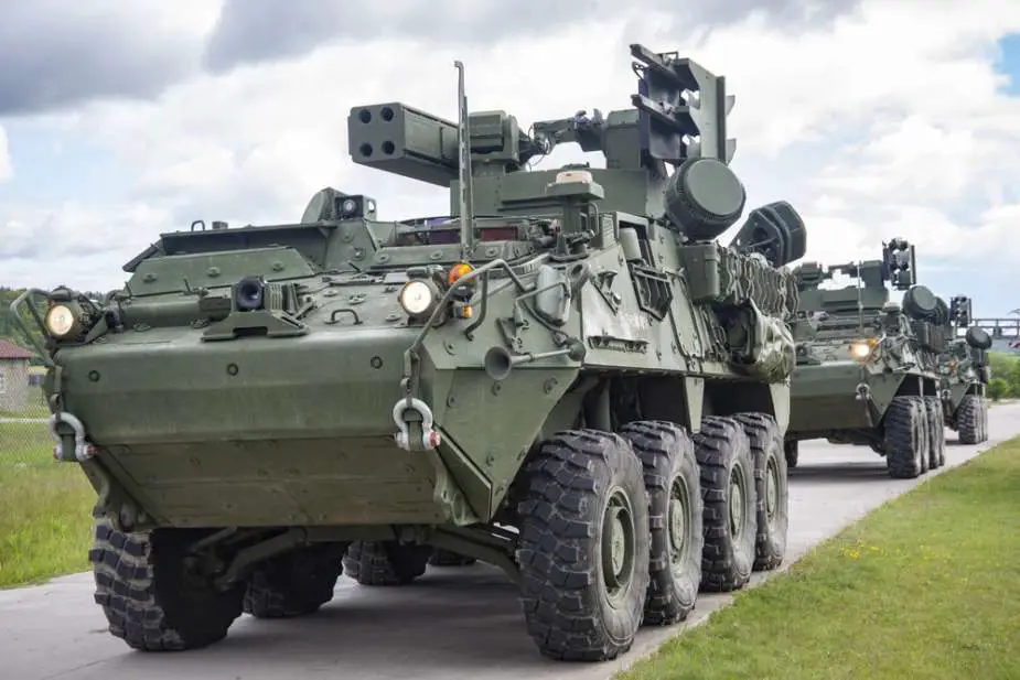 India eyes US Stryker M-Shorad air defense vehicle