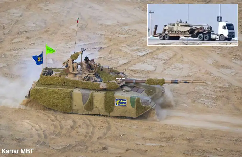 Iran deploys Karrar main battle tanks on Iraqi border