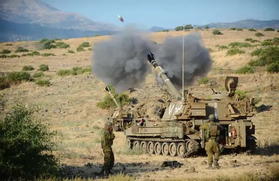 Israel Defense Forces deploys M109A5 Self-Propelled Howitzers along ...