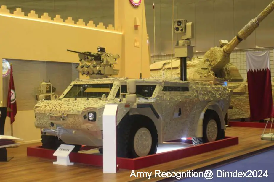 Krauss-Maffei Wegmann presents Fennek 4X4 Armored Vehicle at DIMDEX 2024