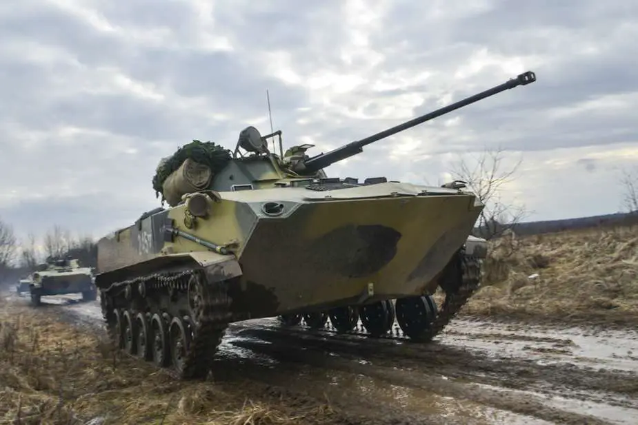 New Delivery of BMD-2 and BTR-D Armored Vehicles for Russian Airborne ...