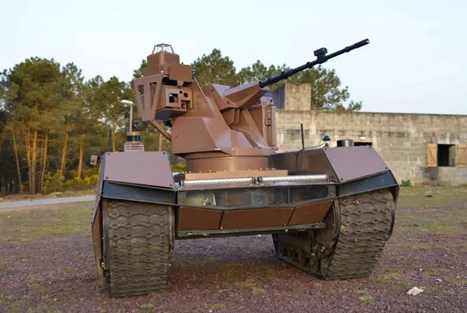 Nexter develops OPTIO-X20 new generation of armed Unmanned Ground Vehicle
