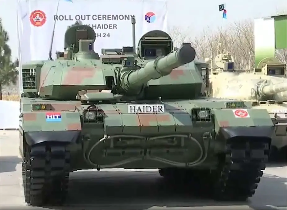 Pakistan unveils first locally made Haider Main Battle Tank
