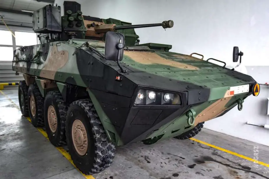 Polish Army receives new KTO Rosomak armored vehicles