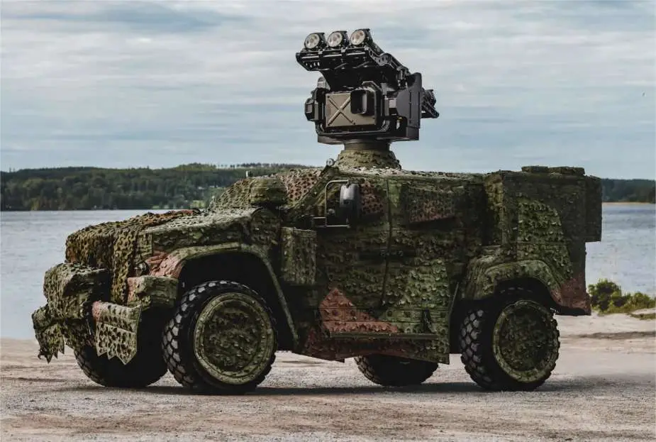 Saab and Oshkosh Defense unveil H7-210 missile system on JLTV