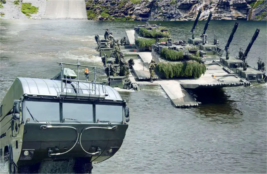 Sweden orders additional Amfibiebro 400 M3 amphibious bridge systems ...