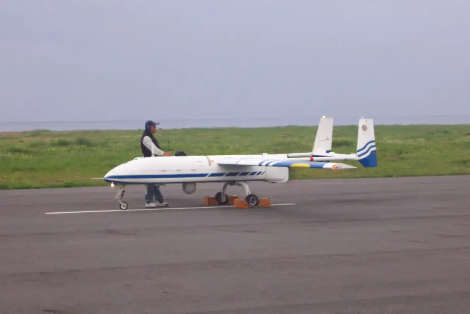 Taiwan's Navy first fly-over demonstration using the Albatross UAV