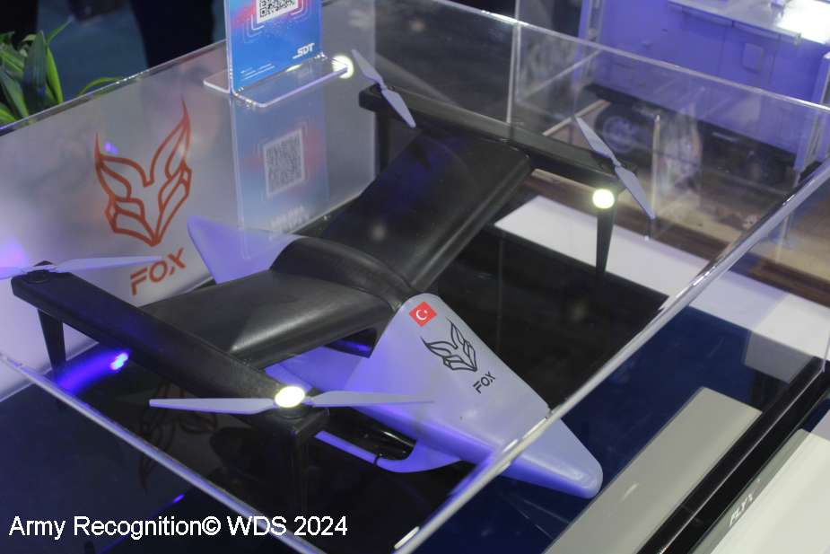 Turkish company SDT showcases FOX UAV at WDS 2024
