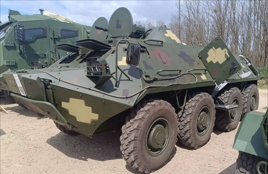 Ukraine Modernizes Locally BTR-60PB Armored Personnel Carriers Donated ...