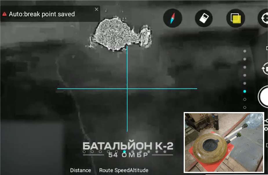 Ukrainian heavy drones drop TM-62 antitank mines as aerial bombs