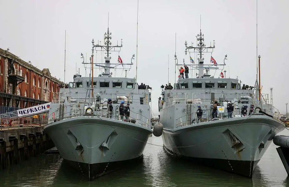 Ukrainian Navy Minehunters arrive in Portsmouth for Multi-National Exercise