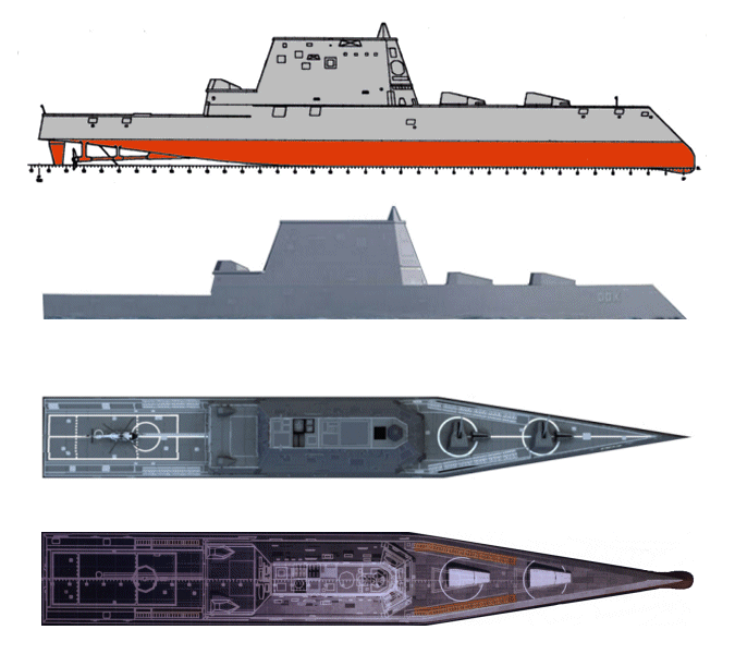 Zumwalt class DDG 1000