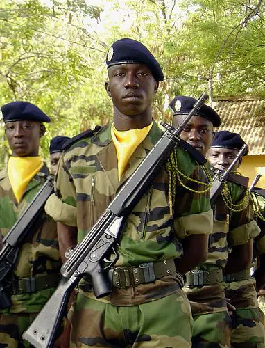 Senegal Senegalese Army ranks land ground forces combat field uniforms ...
