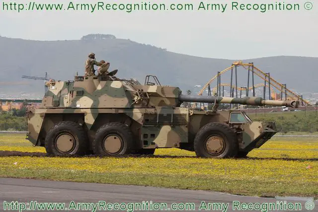 G6 Rhino G6-45 155mm wheeled self-propelled howitzer data sheet ...