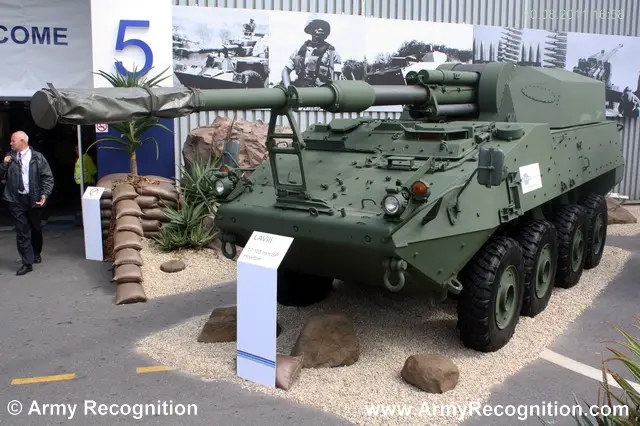 LAV III Stryker T7 105 mm self-propelled howitzer technical data sheet ...