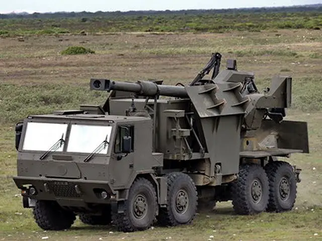 T5-52 T5-45 155mm wheeled self-propelled howitzer technical data sheet ...