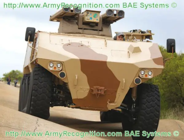 RG41 BAE Systems wheeled armoured combat vehicle technical data sheet ...