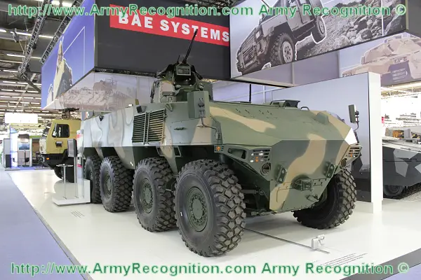 RG41 BAE Systems wheeled armoured combat vehicle technical data sheet ...