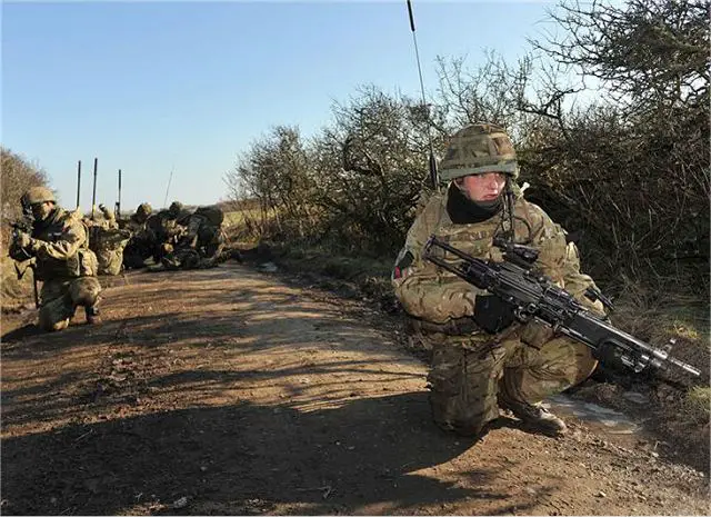 1st Battalion Royal Welsh British army soldiers prepare for Afghanistan ...