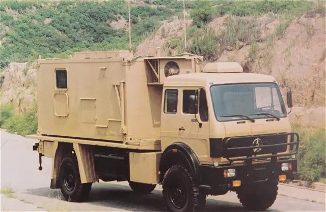 Battalion battery command vehicle truck for Type 90B MLRS technical ...