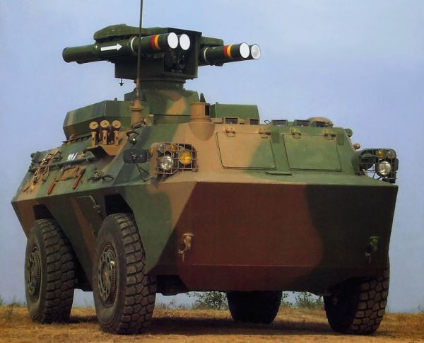 AFT-9 HJ-9 WZ550 anti-tank missile launcher wheeled armoured data sheet ...