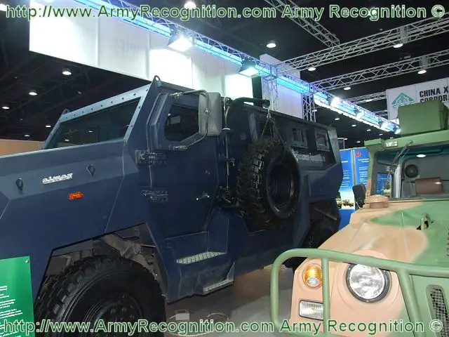 Poly Technologies anti-riot vehicle